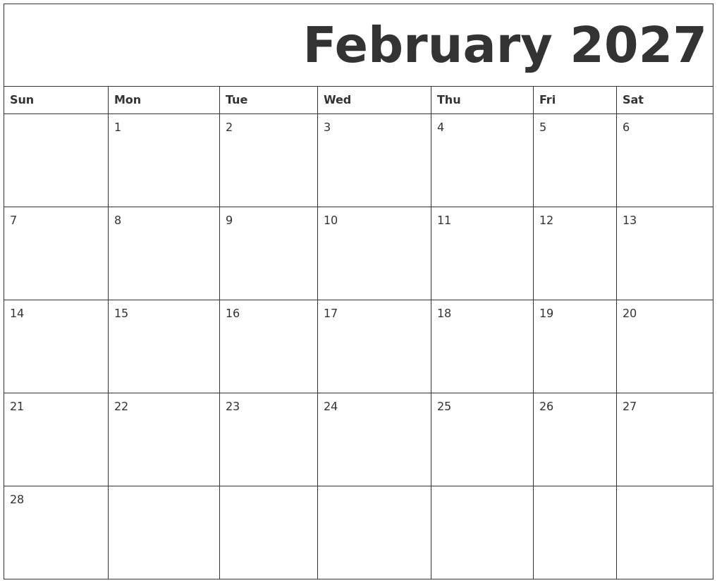 February 2024 Calendar Printable Easy To Use Calendar App 2024